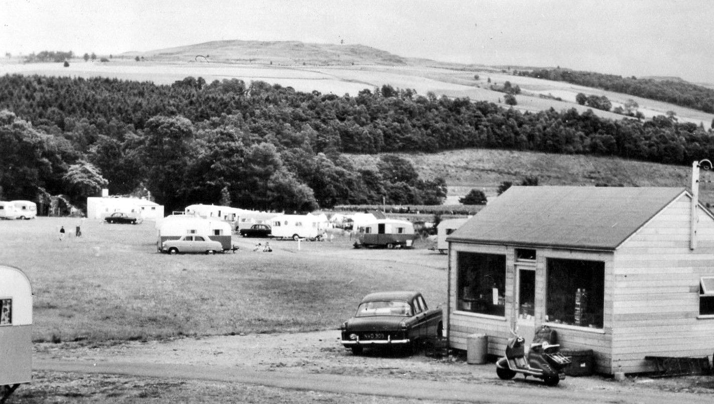 Tour Scotland: Old Photograph Milton Of Fonab Caravan Site Pitlochry ...