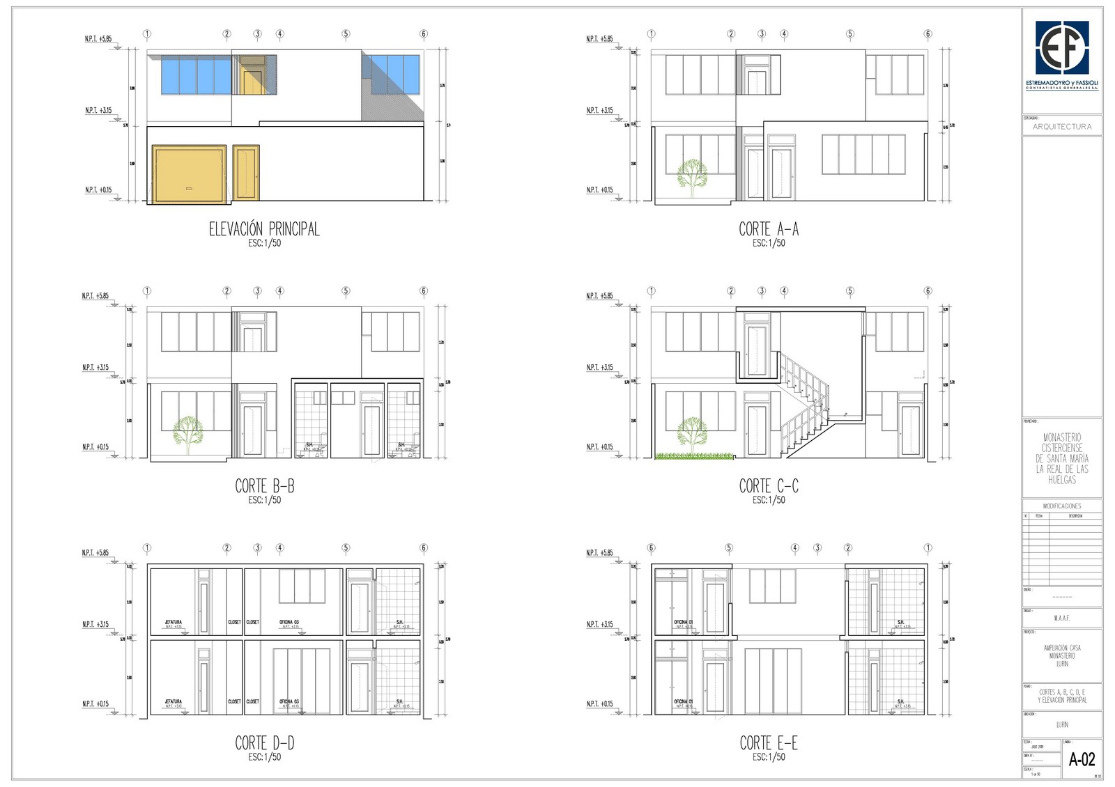 Planos Arquitectonicos SENA: Vistas