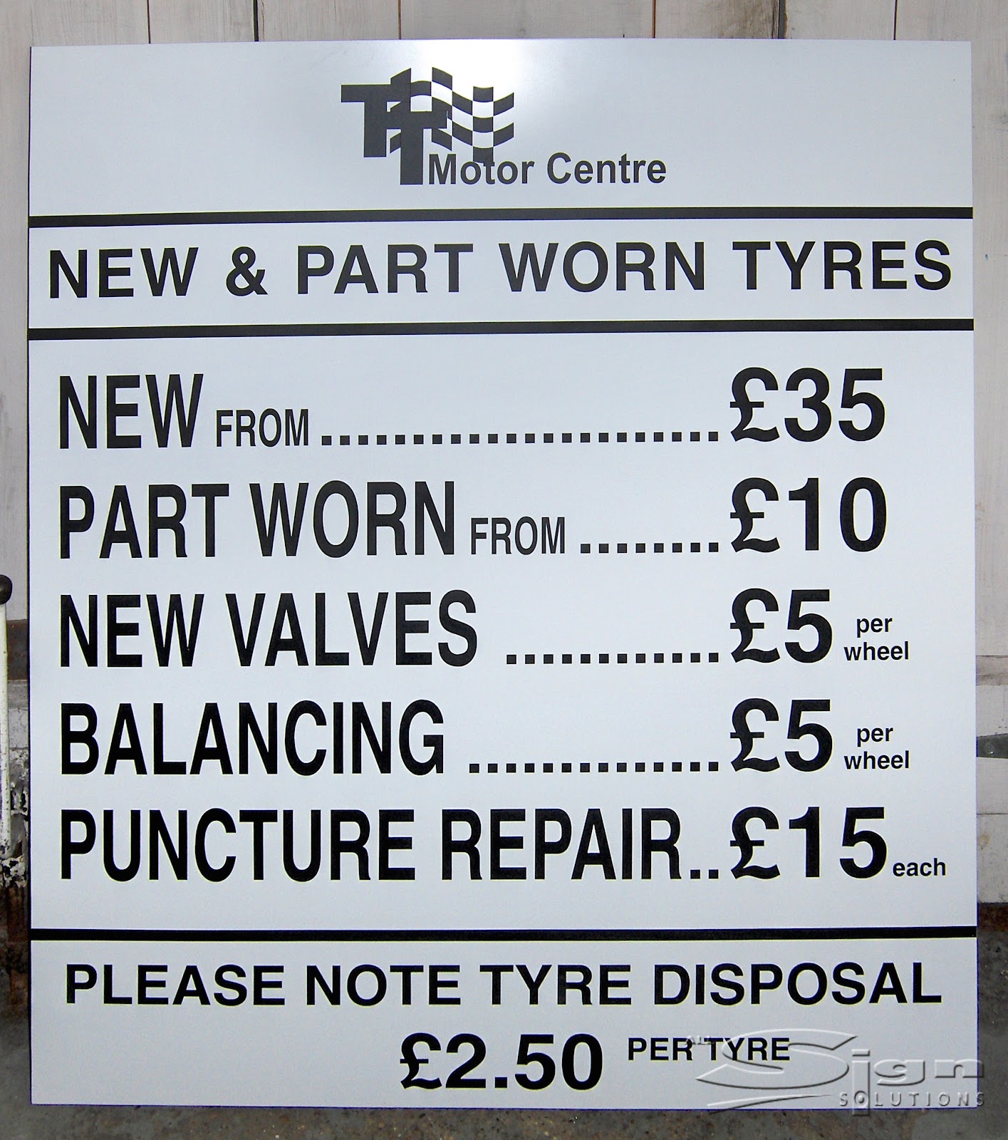TT Motor Centre | Sign - All Sign Solutions | Signs and Graphics