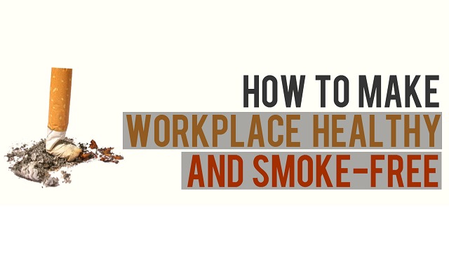 How to Make Workplace Healthy and Smoke-Free #infographic - Visualistan