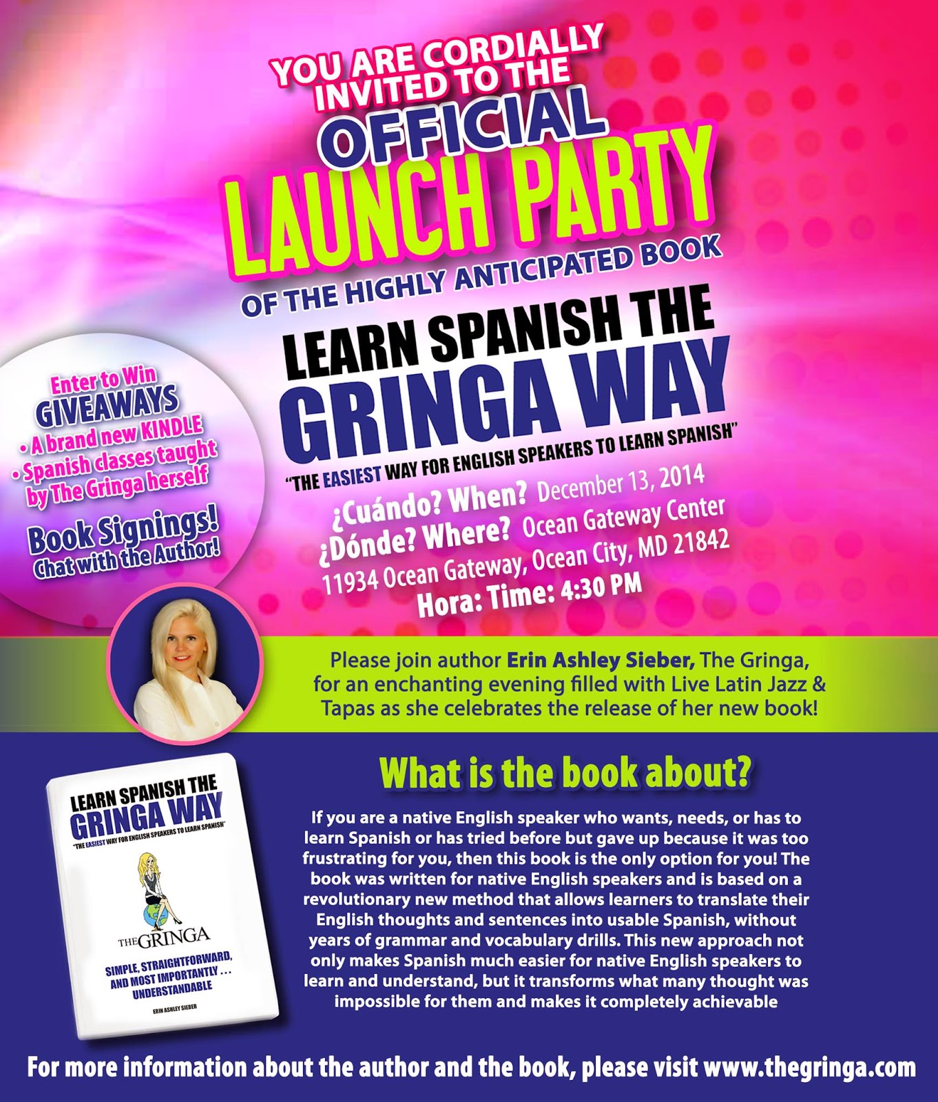 Salisbury News: Local Author To Celebrate Her New Book "Learn Spanish ...
