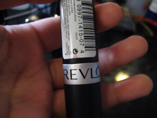 Debstar Makeup: Revlon Matte Lipstick 007 In The Red Swatch