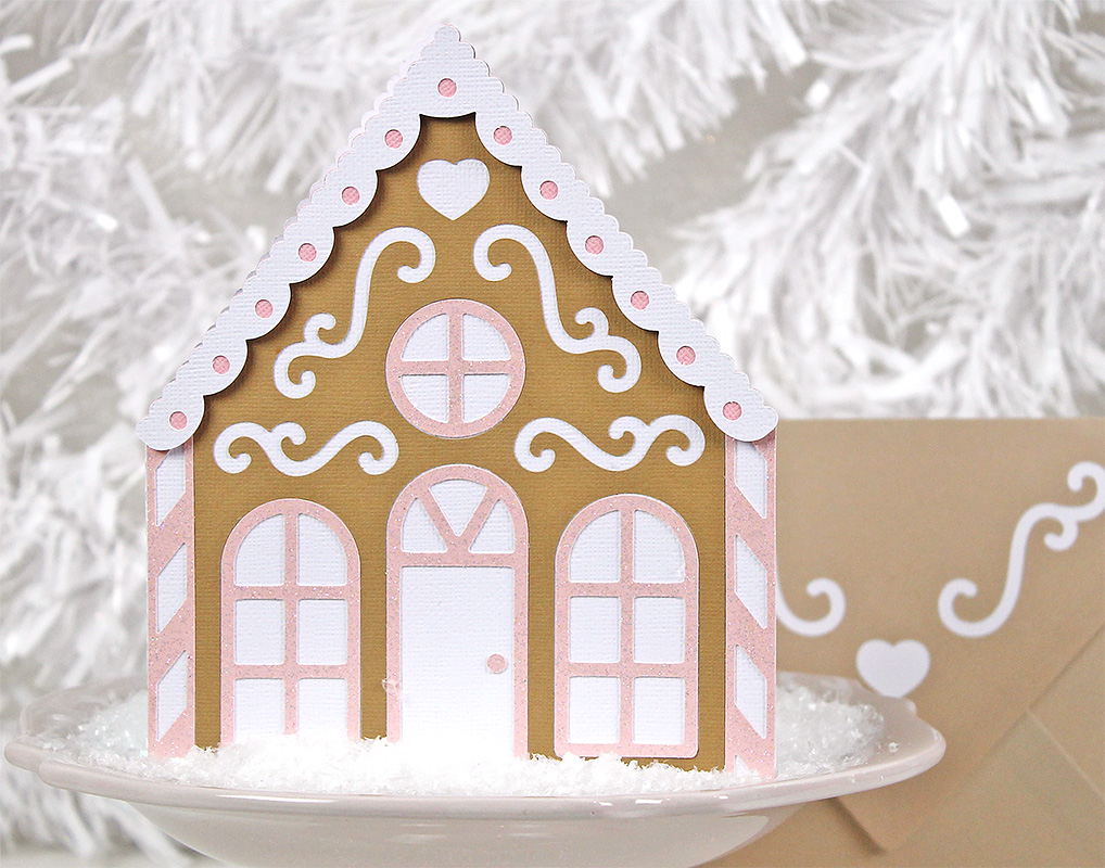 Paper Craft Creations: Christmastime Gingerbread House Cards 3D ...