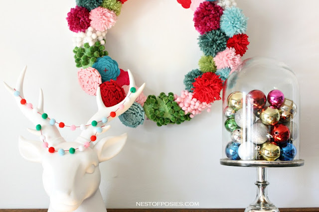 Pom Pom Christmas Decoration Ideas! - The Style Sisters