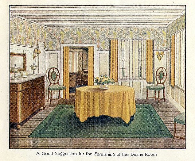Inspired by Vintage: Dining Room, 1912