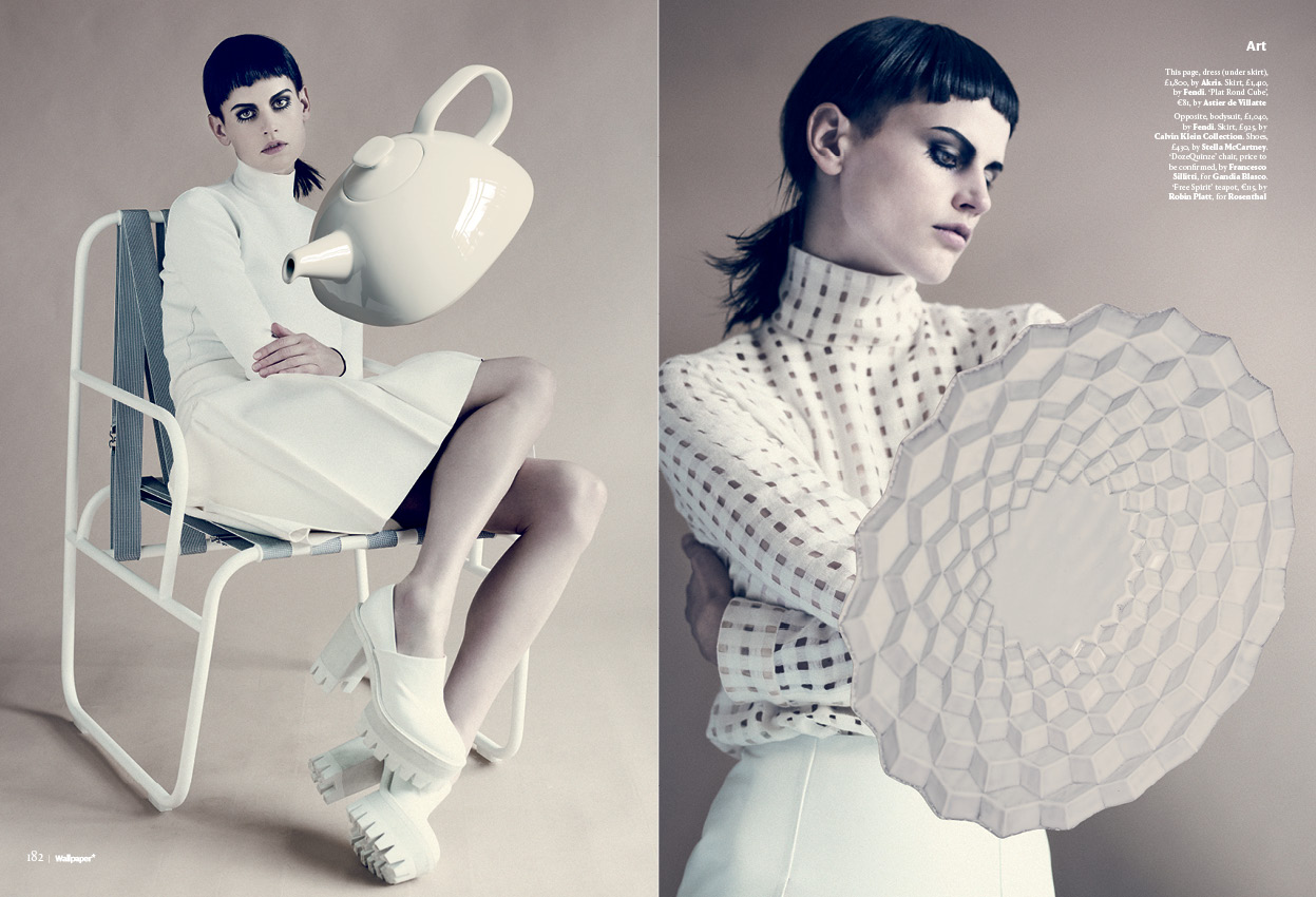 the white queen: saskia de brauw by paolo roversi for wallpaper ...