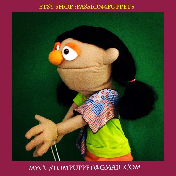 PASSION 4 PUPPETS : Little girl Amazing Custom puppet