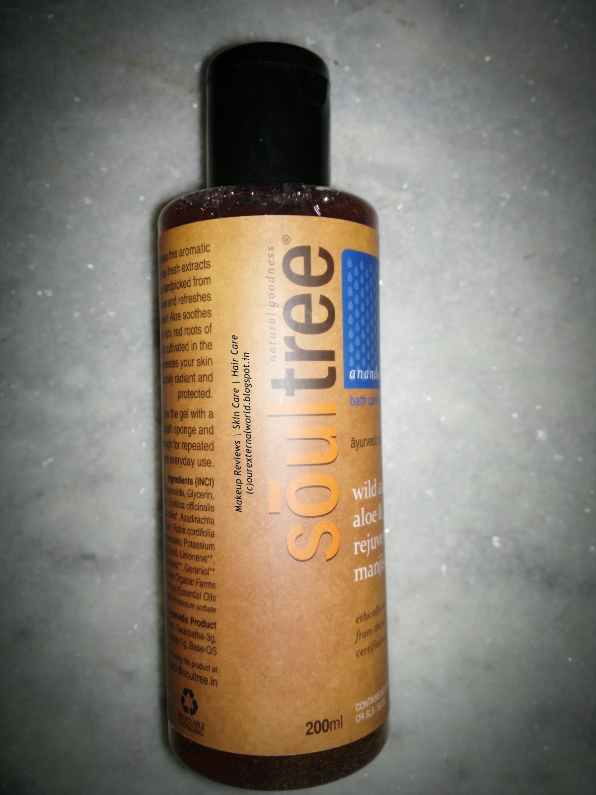 Soul Tree Ayurvedic Shower Gel - Review