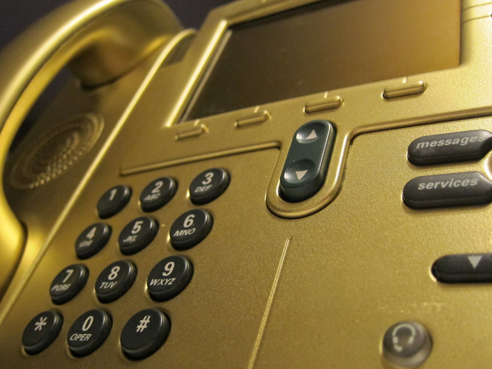 Unified Communications Guerrilla: The Gold Cisco IP Phone