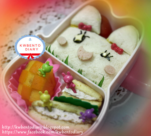 Karenwee's Bento Diary: Bento#Jan08~Adorable rabbit