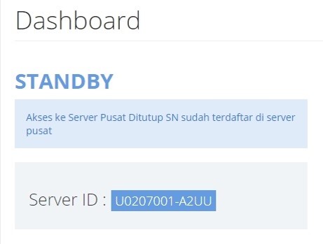 Macam-Macam Dashboard Status Server ID UNBK di CBTsync - Khusnil Mubarok