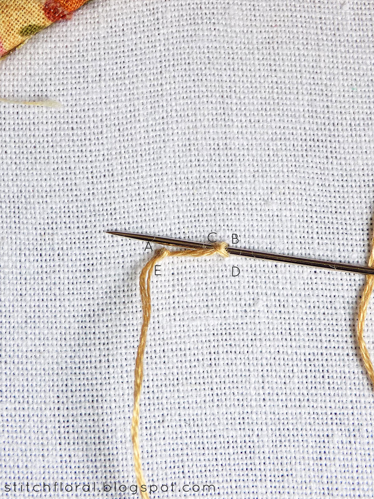 Ladder & Loop stitches tutorial - Stitch Floral