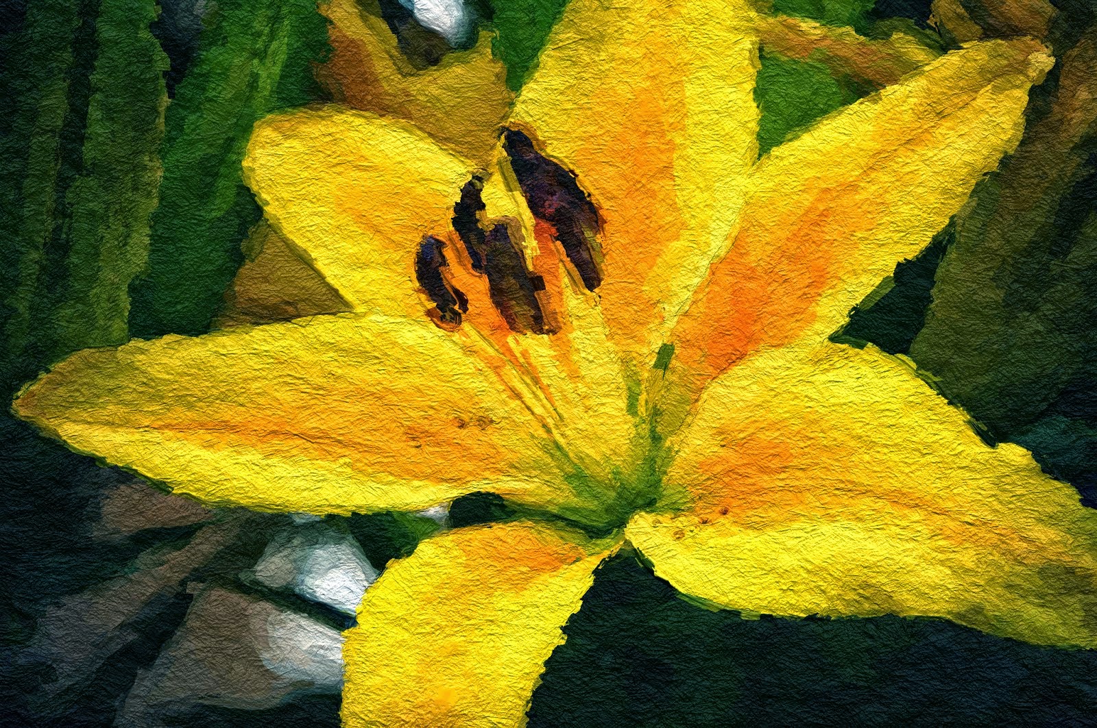 15 beautiful yellow flower free paintings