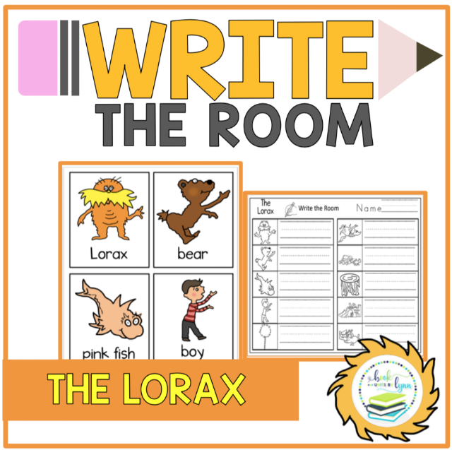 THE LORAX WRITE THE ROOM ~ Book Units by Lynn