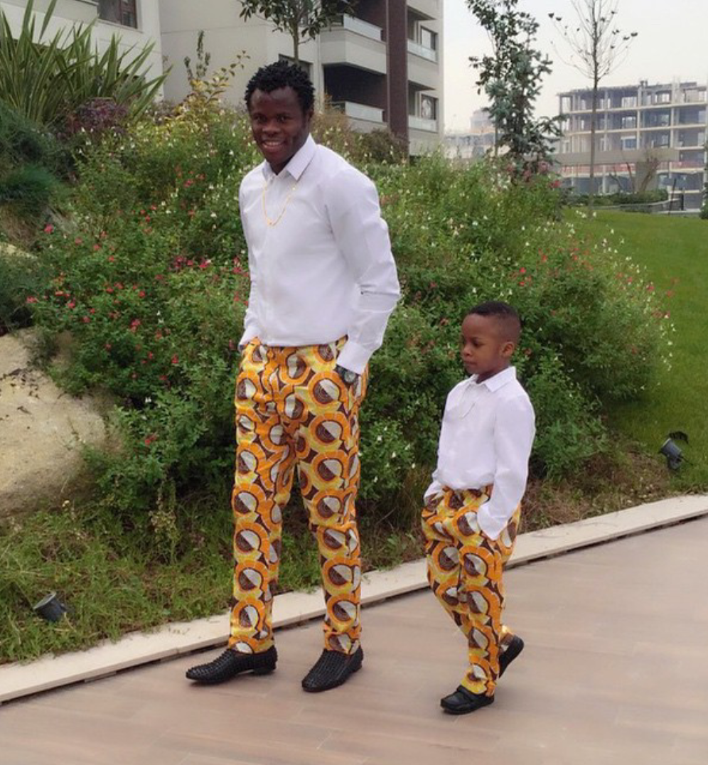 Swagging Up! Taiye Taiwo And His Son Step Out In Identical Outfits ...