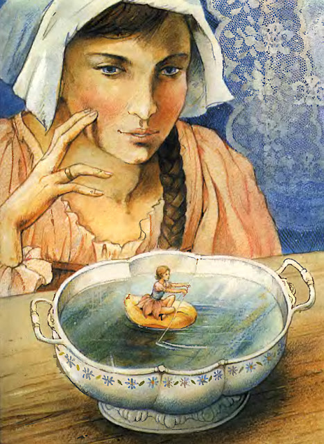 Сказочные Иллюстрации: John Patience - Дюймовочка*