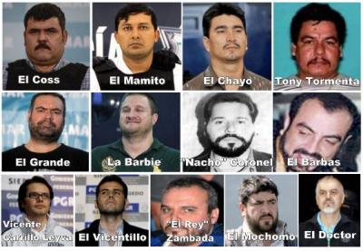 NARCOTRAFICO EN MEXICO: LIDERES DEL NARCO EN MEXICO