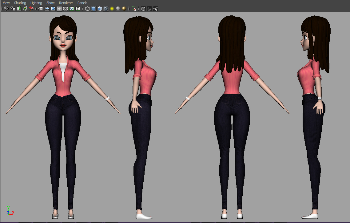 i KEN animate!: "Joanne" (character animation work-in-progress)