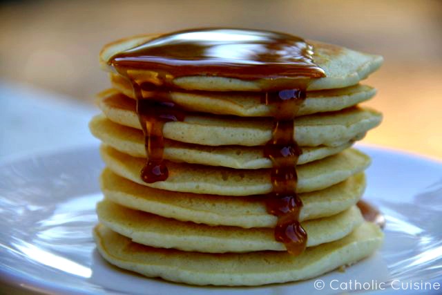 Catholic Cuisine: St. Matthew's Silver Dollar Pancakes