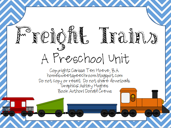Freight Trains: A Preschool Unit of Basic Concepts and Language ...