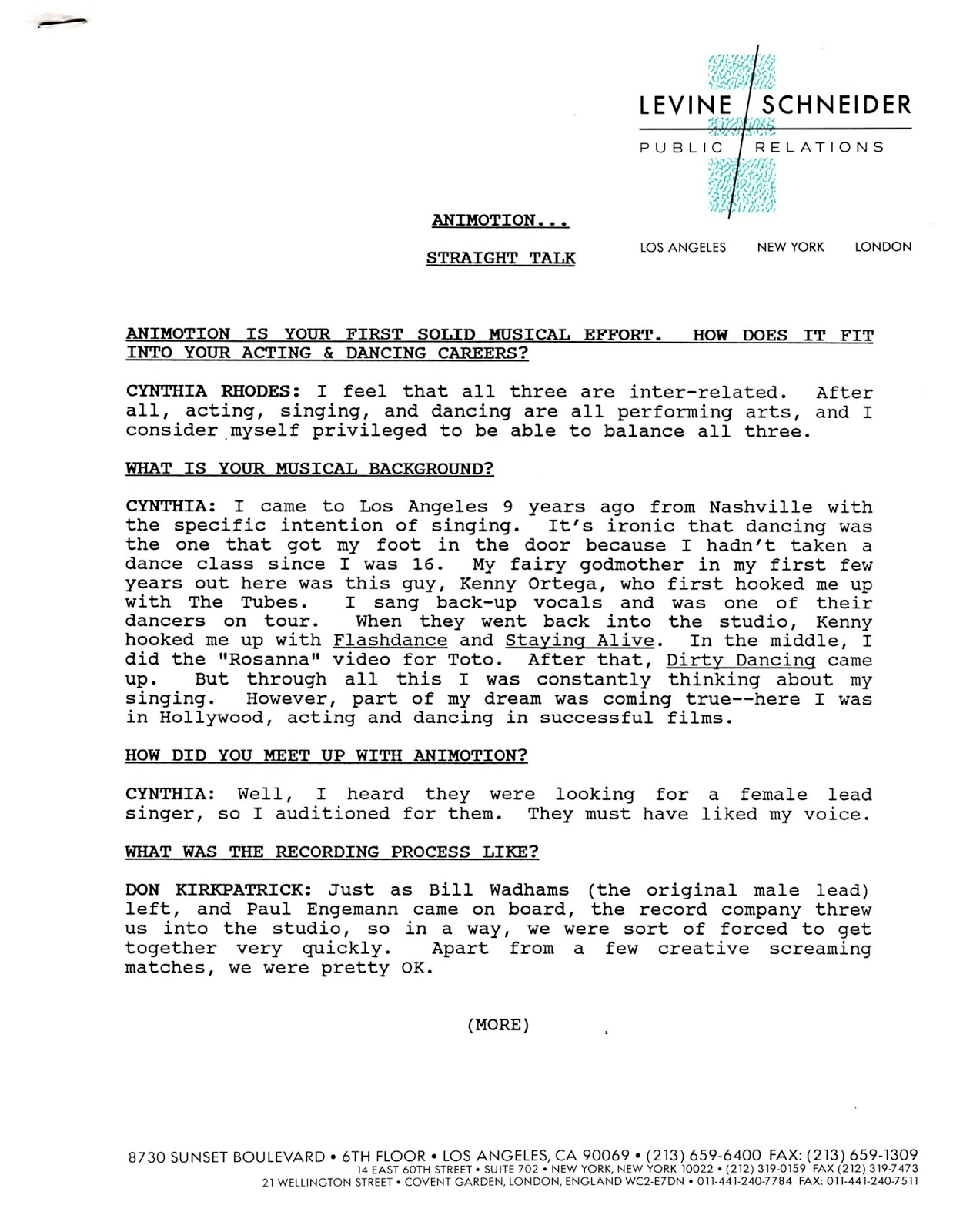 Lansure's Music Paraphernalia: ANIMOTION