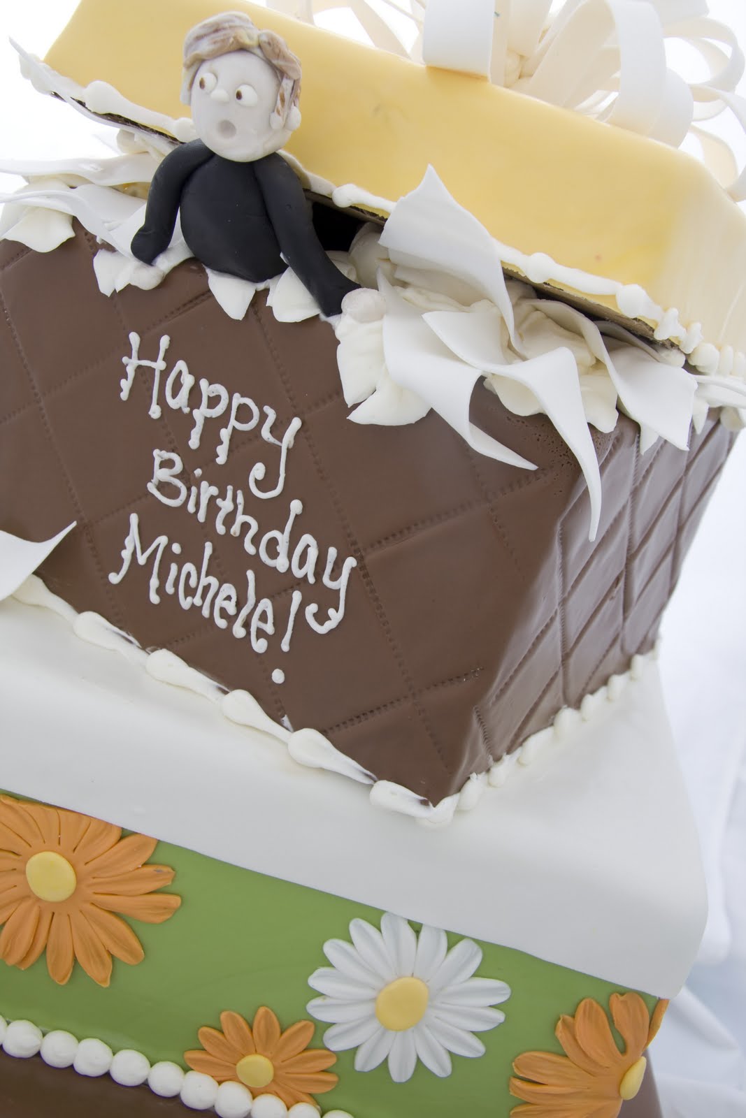 The Crimson Cake Blog: Stacked Gift Box Cake