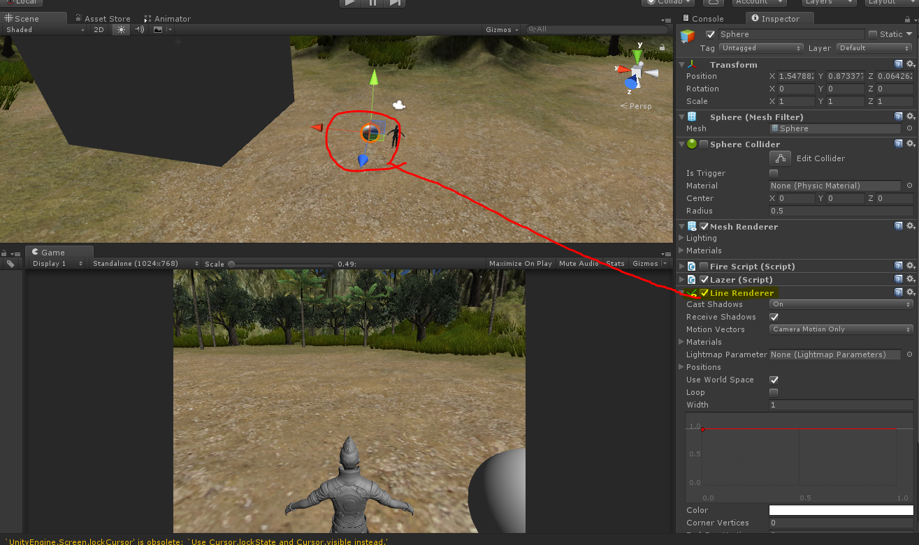 Prochain Science: Unity 雷射效果