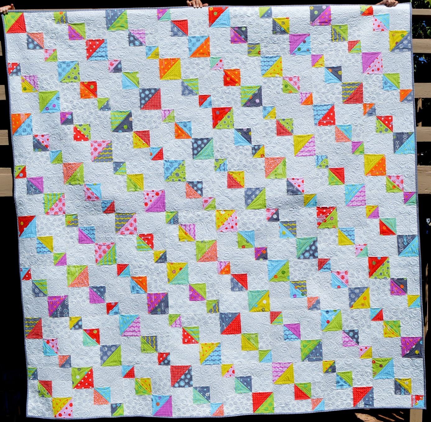 Happy Quilting: Top Spin Quilt & Tutorial
