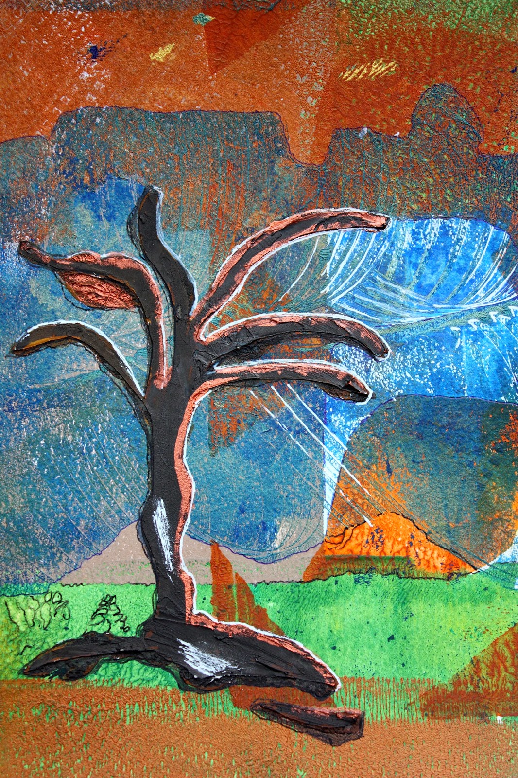 STITCHWORKS: Gelli Prints