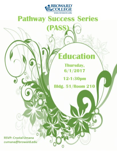 Broward College's Education Pathway: Pathway Success Series