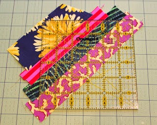 Selvage Blog: How to Make a String Quilt Block