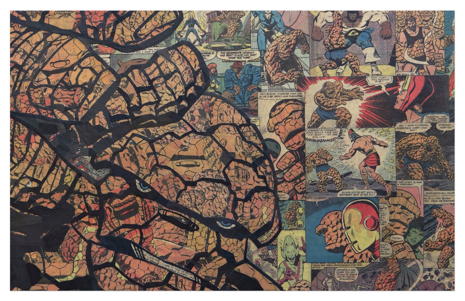 Razor Blog: Seriously Amazing Comic Book Collages