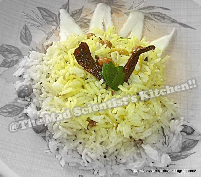 ManvinKai Chitra Anna or Raw Mango Rice - msk