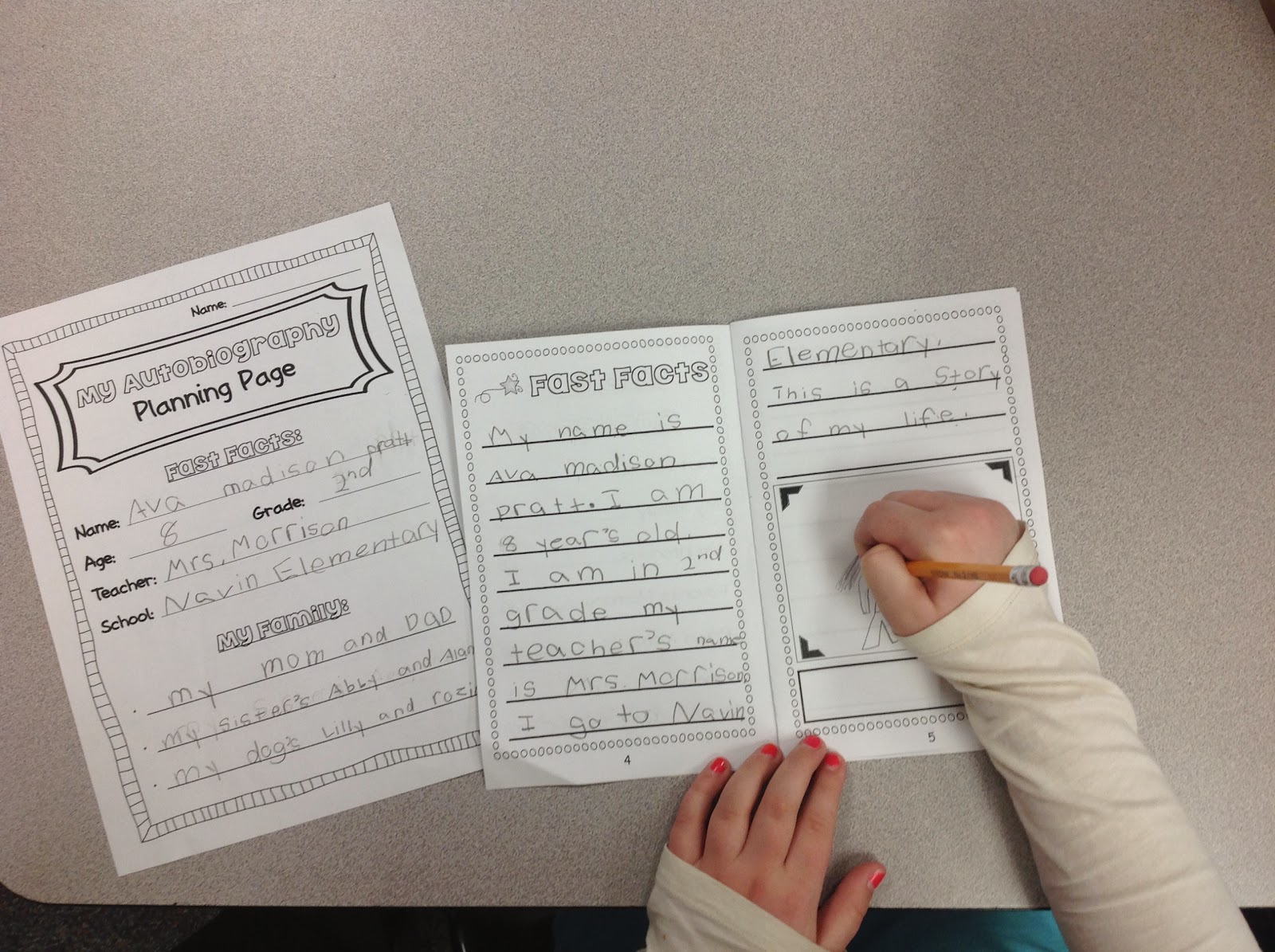 The Open Door Classroom: Autobiography Writing Unit