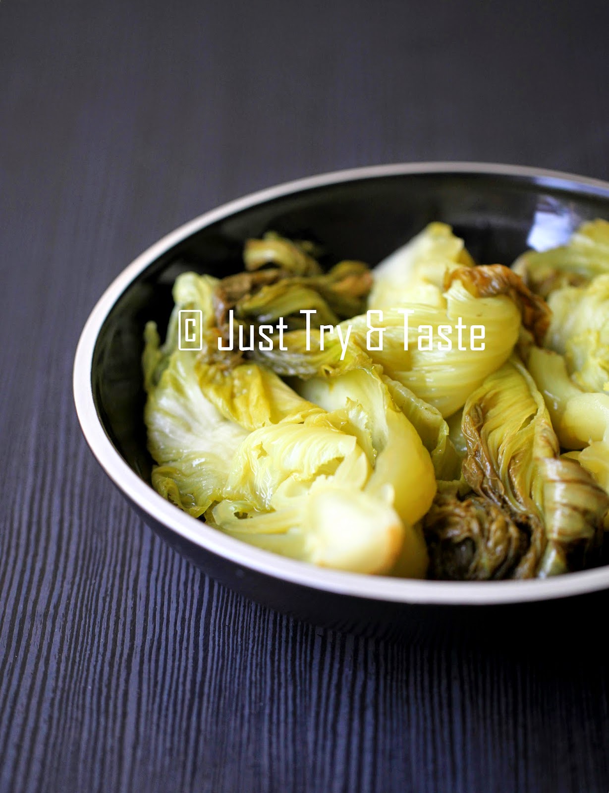 Homemade Acar Sawi (Sawi Asin) | Just Try & Taste