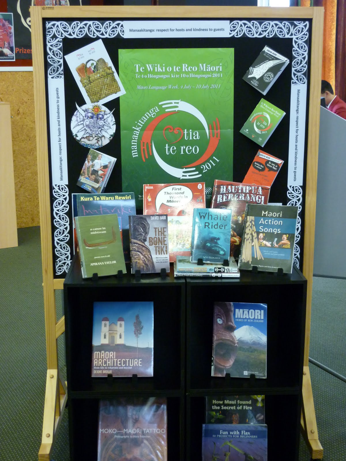 Library Displays: Maori Language Week 4th - 10th July 2011