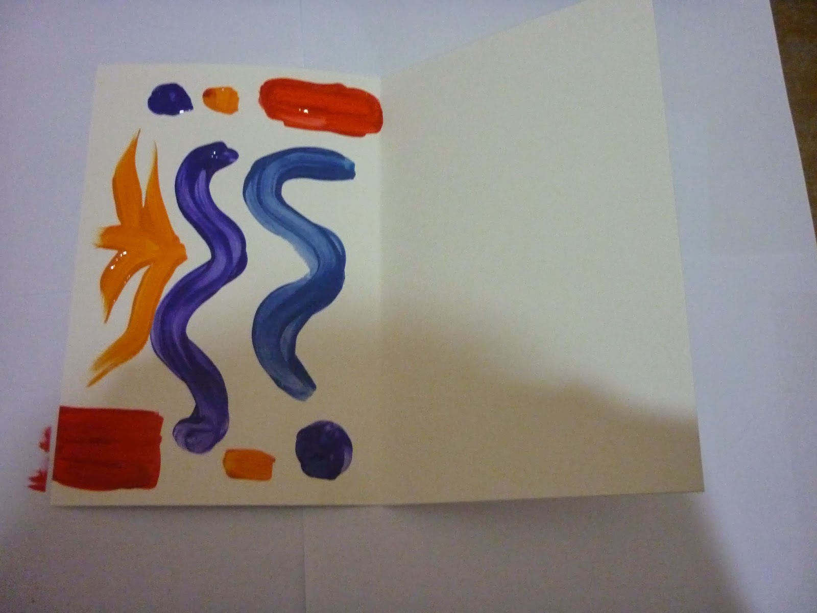 Un Castillo en Infantil: La decalcomanía con acuarela líquida