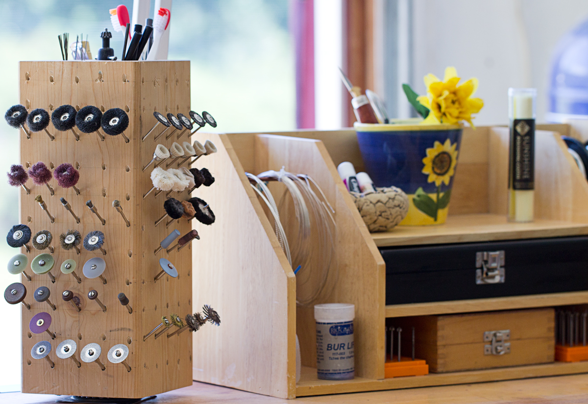 Love My Art Jewelry: Handmade lazy susan tool organizer...and giveaway ...