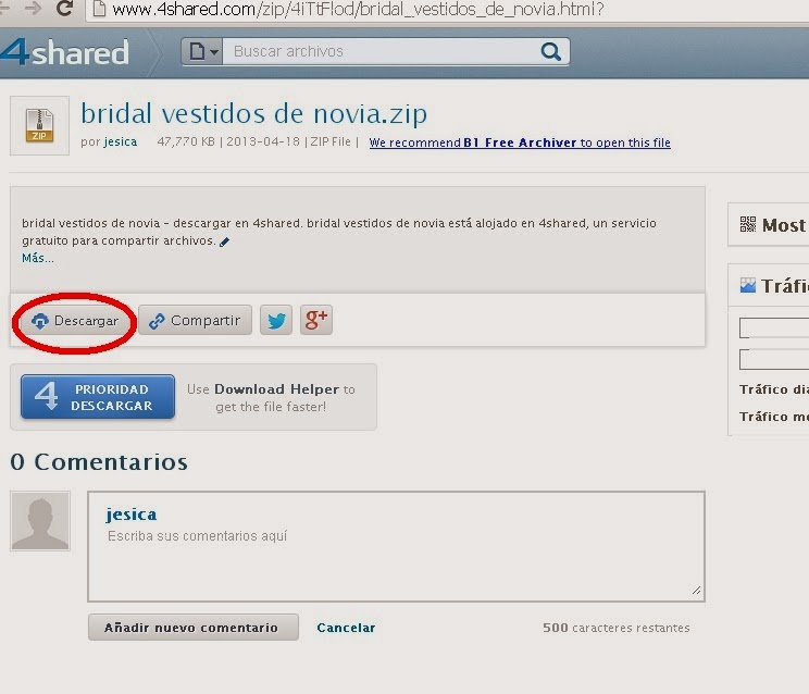 Mujeres y alfileres: Como descargar gratis de 4shared y Google Drive