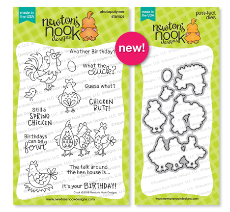 Newton's Nook Designs: April Reveals - Day 2 - Cluck Stamp Set