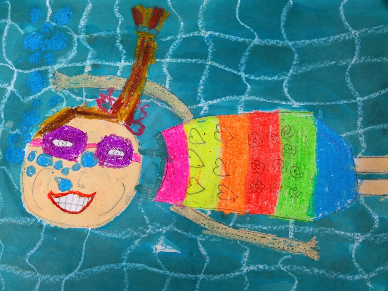 in the art room: Underwater Self-Portraits