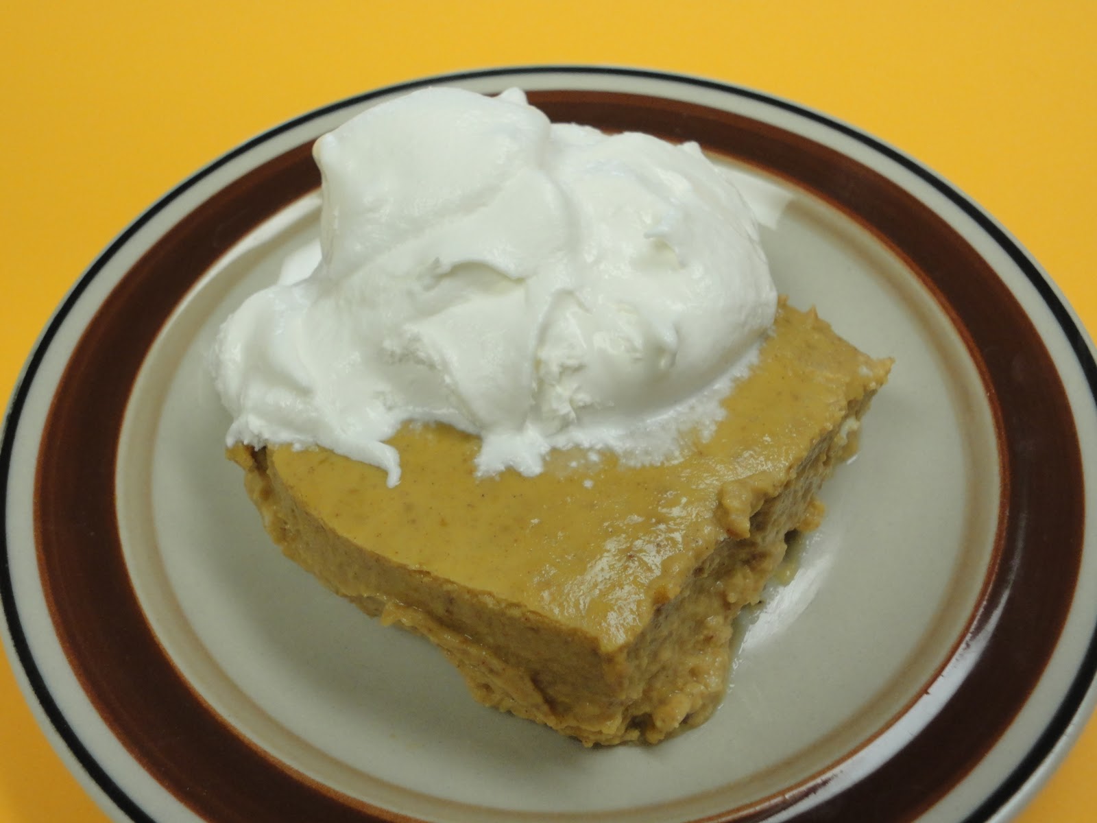 Esther Locascio: No - Crust Pumpkin Pie Recipe