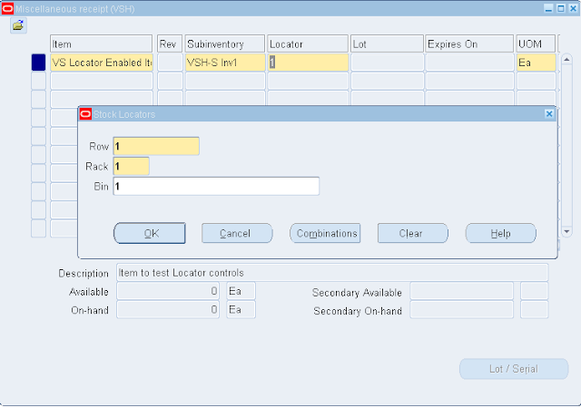 Vipul's Oracle Apps Blog: Locator Control