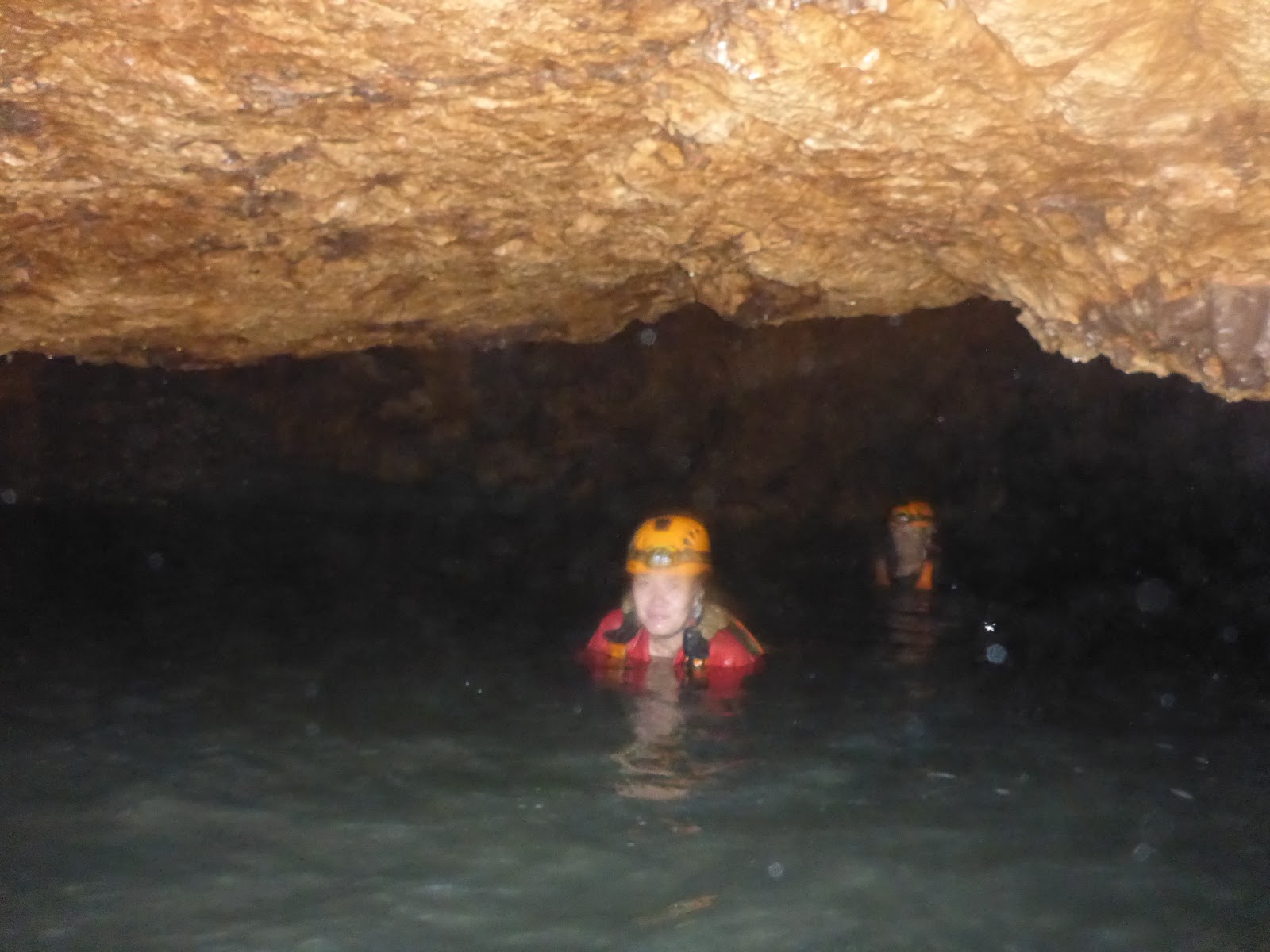 12:30 PM After the fun and games, we hiked and swam back to the Grand ...