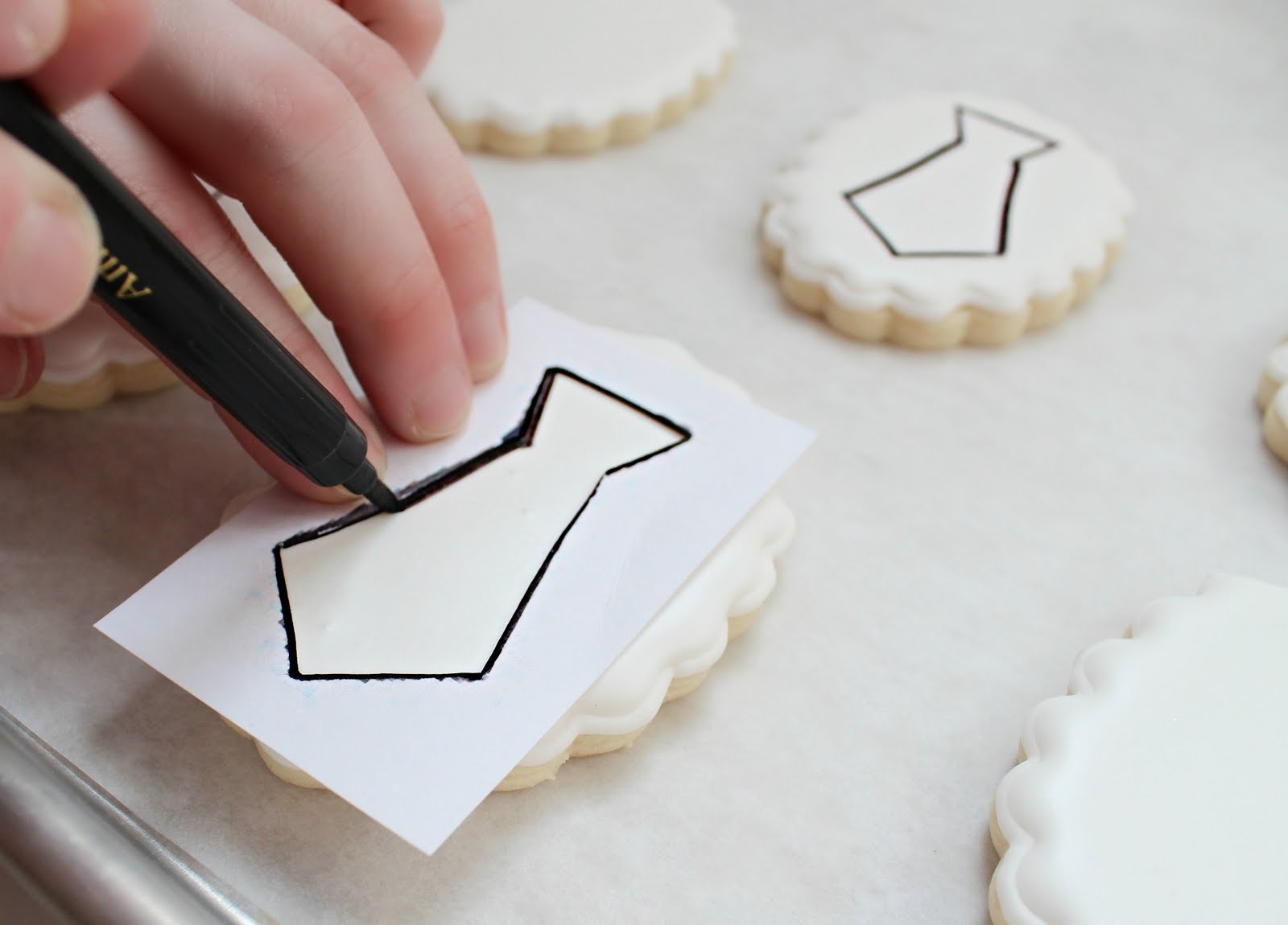 The Sweet Adventures Of Sugarbelle Making A Paper Cookie Stencil The Sweet Adventures Of Sugarbelle Making A Paper Cookie Stencil