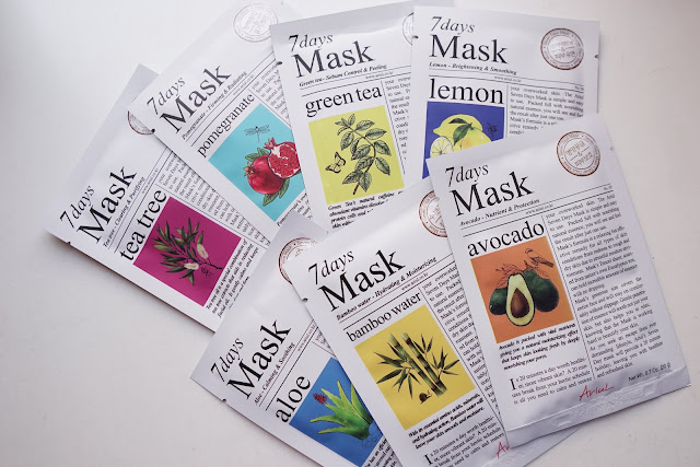 [Review]: Ariul 7 Days Masks - Stevie Wong