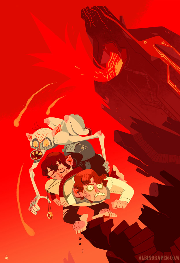 Albino Raven: Gallery 1988 Show: Samwise the Badass