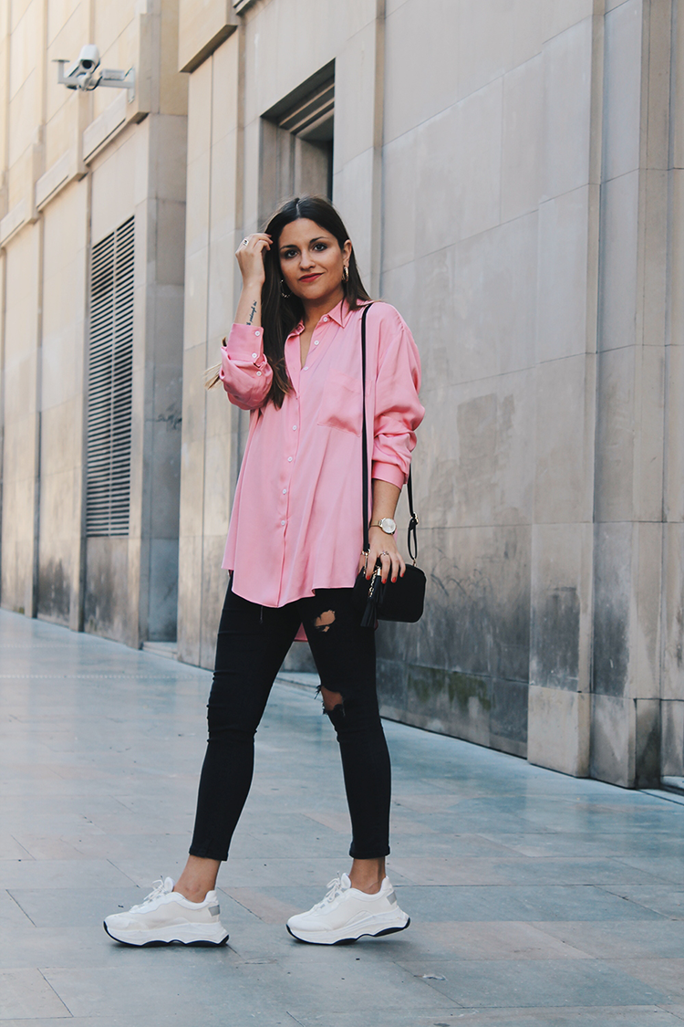 Pink shirt | Blog de Moda | LITTLE BLACK COCONUT | Bloguera de moda en León