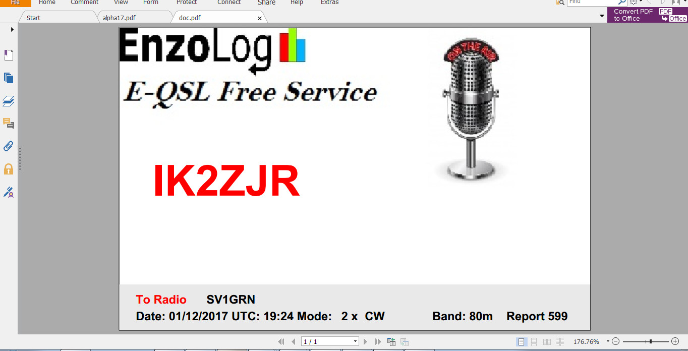 SV1GRN: SV-QRP Marathon