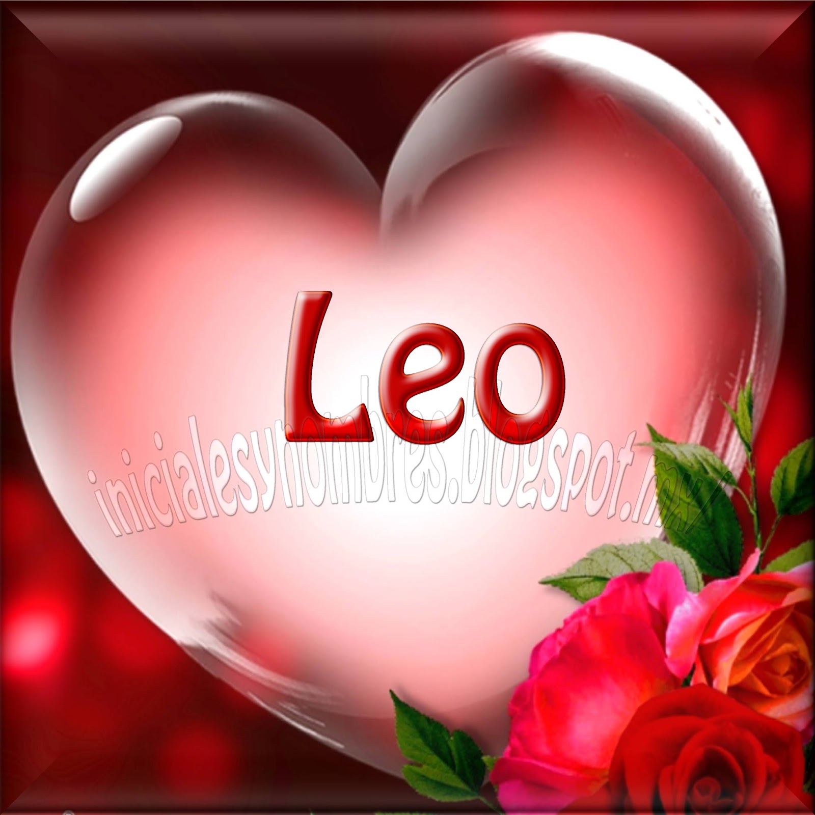 INICIALES Y NOMBRES PARA TI: TU NOMBRE EN UN CORAZON